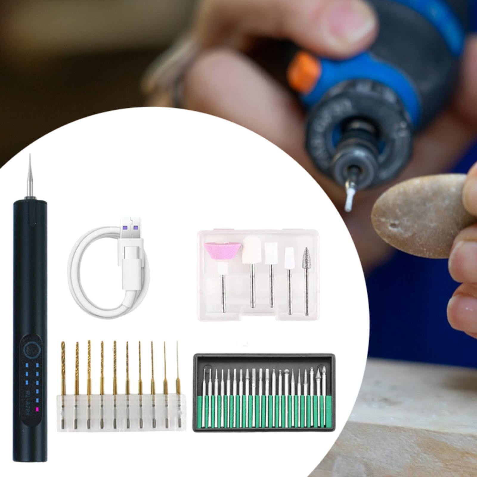 freneci Electric Engraving Pen Set Engraver Tool USB Compact 3 Speeds ...