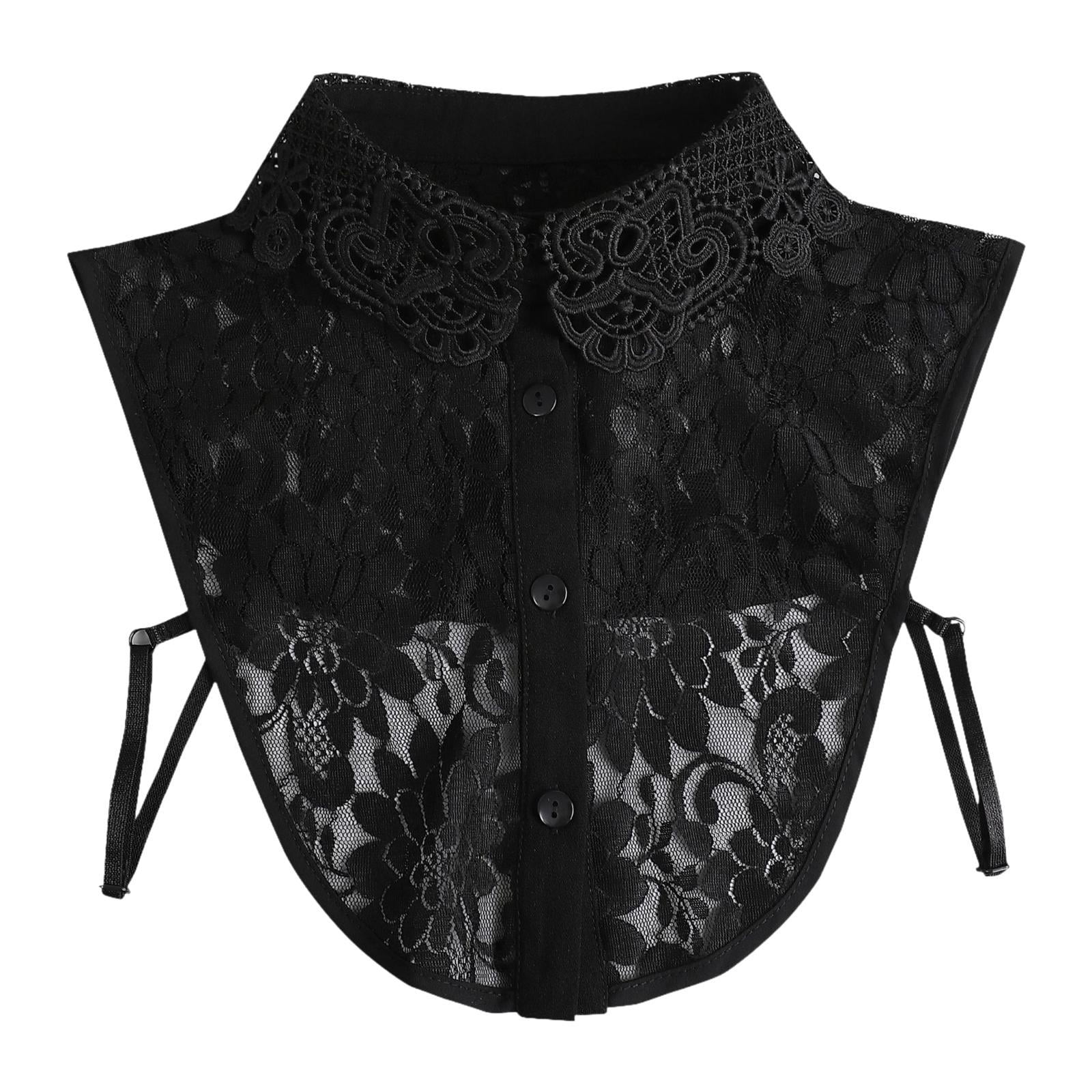 freneci Fake Collar Adjustable Elegant Women False Collar for Clothes ...