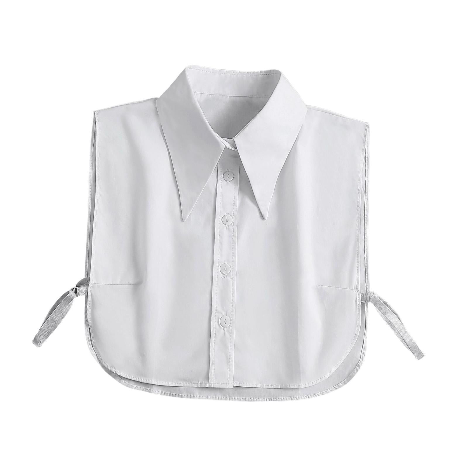freneci False Collar Accessory Shawl Lapel Collar for Sweater Shirts ...