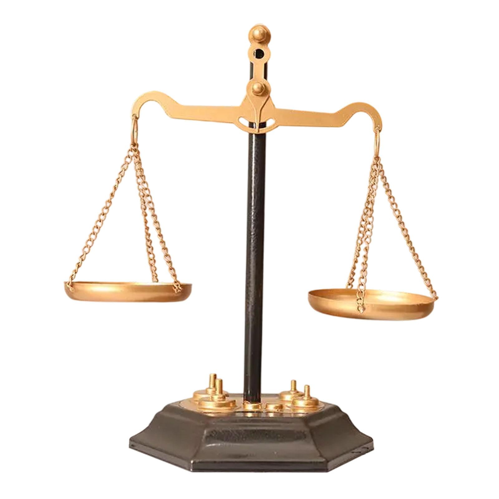 freneci Jewelry Display Unique Farmhouse Desktop Balance Scale Art for ...
