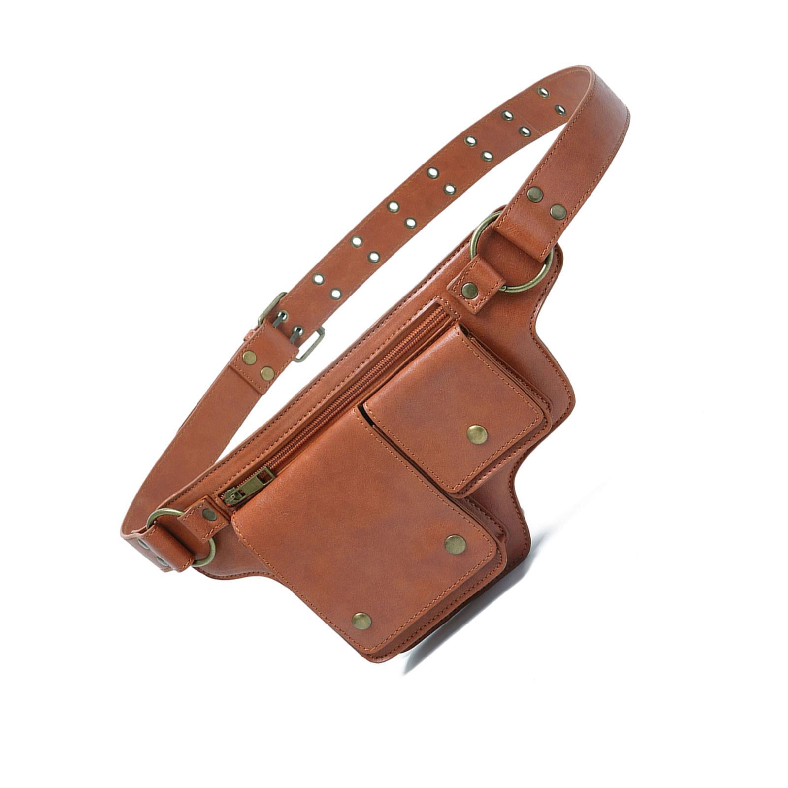 freneci Women Waist Bag Hiking Casual Purse Versatile Vintage Design ...
