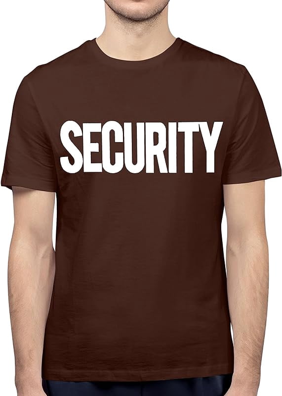 fresh tees Security Shirt 2 Sided Front Back Print | Event Safety Guard ...