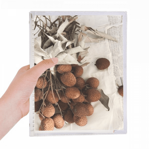 fresh tropical fruit litchi picture notebook loose diary refillable journal statiry - Walmart.com