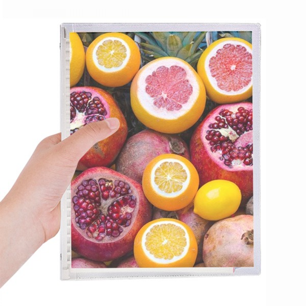 fresh tropical fruit nature picture notebook loose diary refillable ...