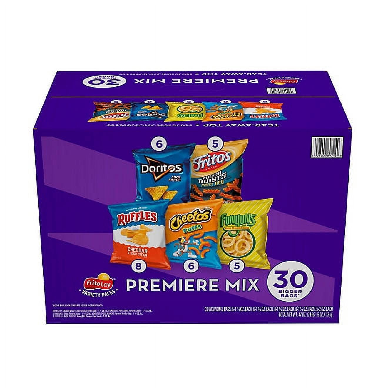 frito lay premiere mix variety pack chips 30ct - Walmart.com