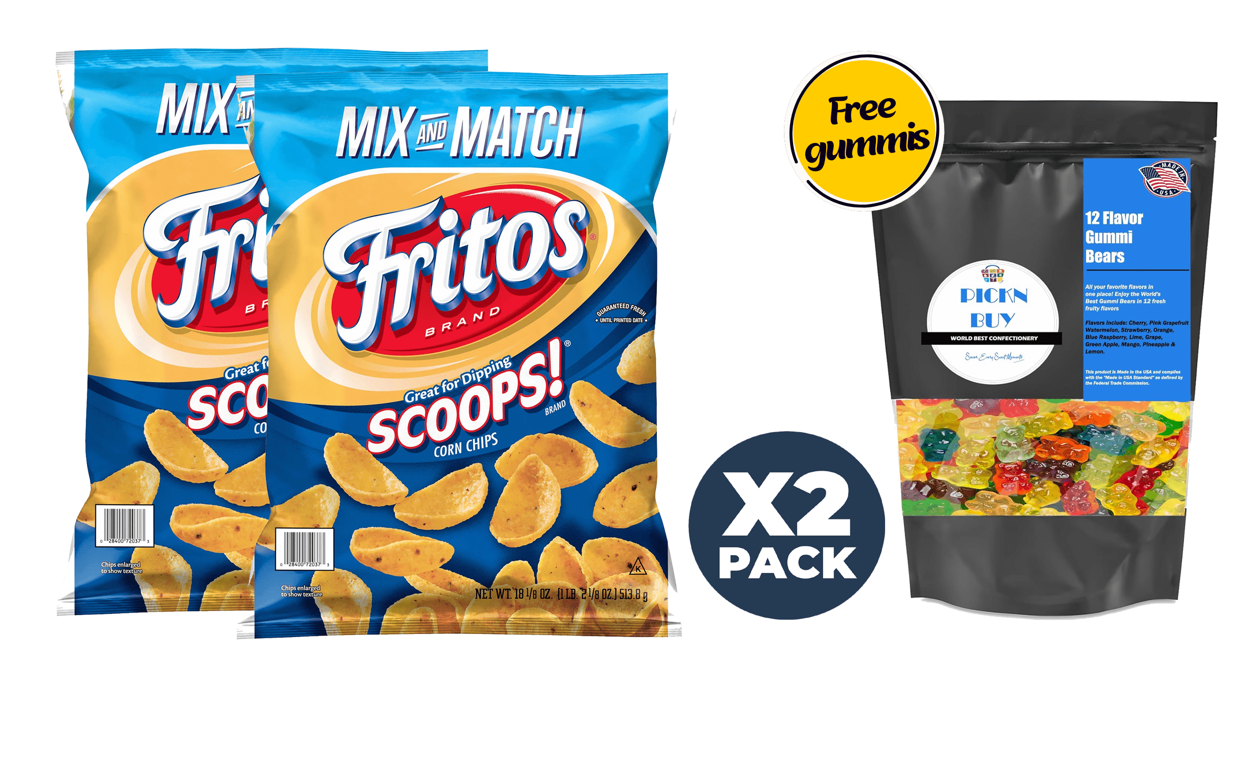 fritos Scoops! Corn Snacks, Party Size, 18.125 oz. - Walmart.com