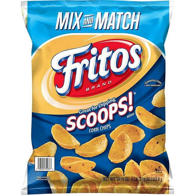 fritos scoops corn snacks 18 125 oz - Walmart.com
