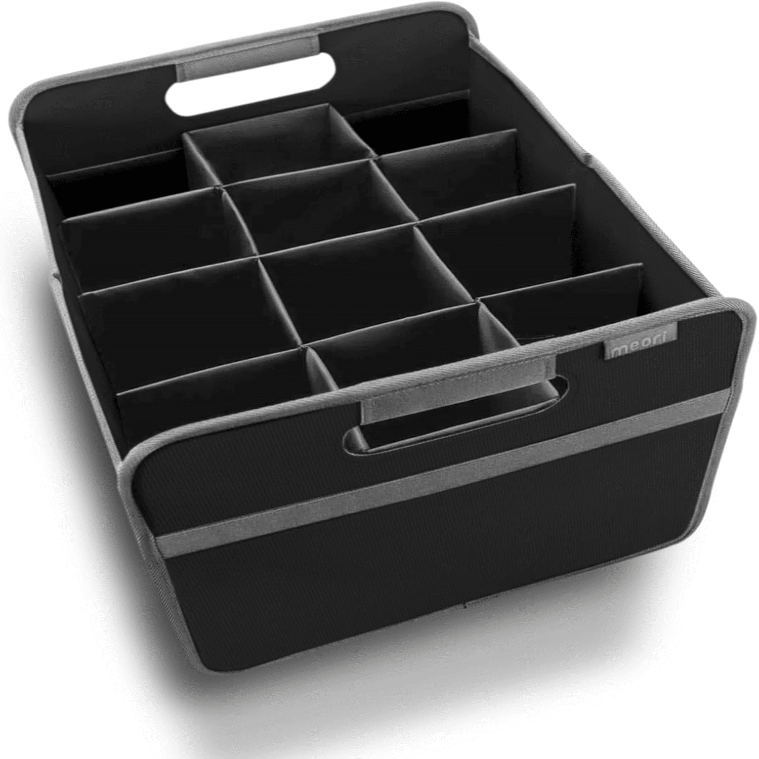 frocn Foldable 6 Bottle Wine Tote Azure Blue Organize Crate Glass ...