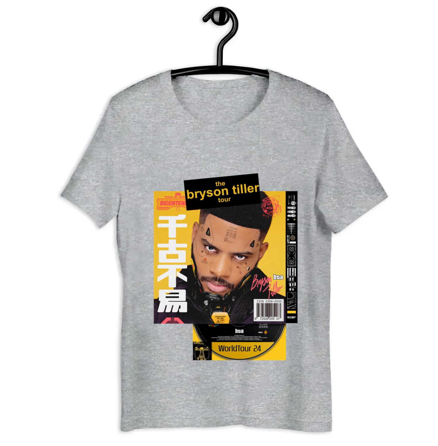 front Das Bryson Tiller 2024 Tour Shirt - Walmart.com