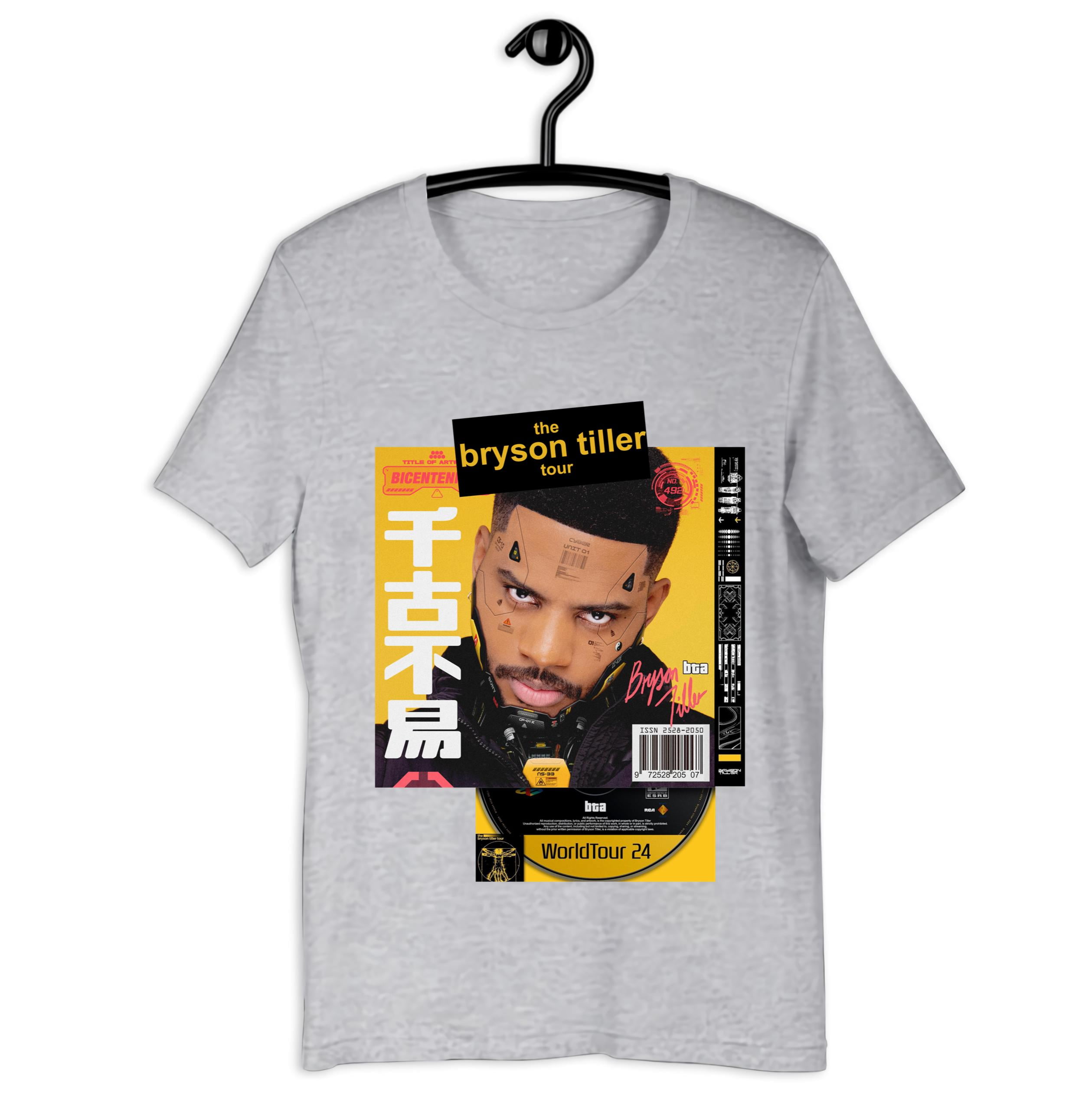 front Das Bryson Tiller 2024 Tour Shirt - Walmart.com
