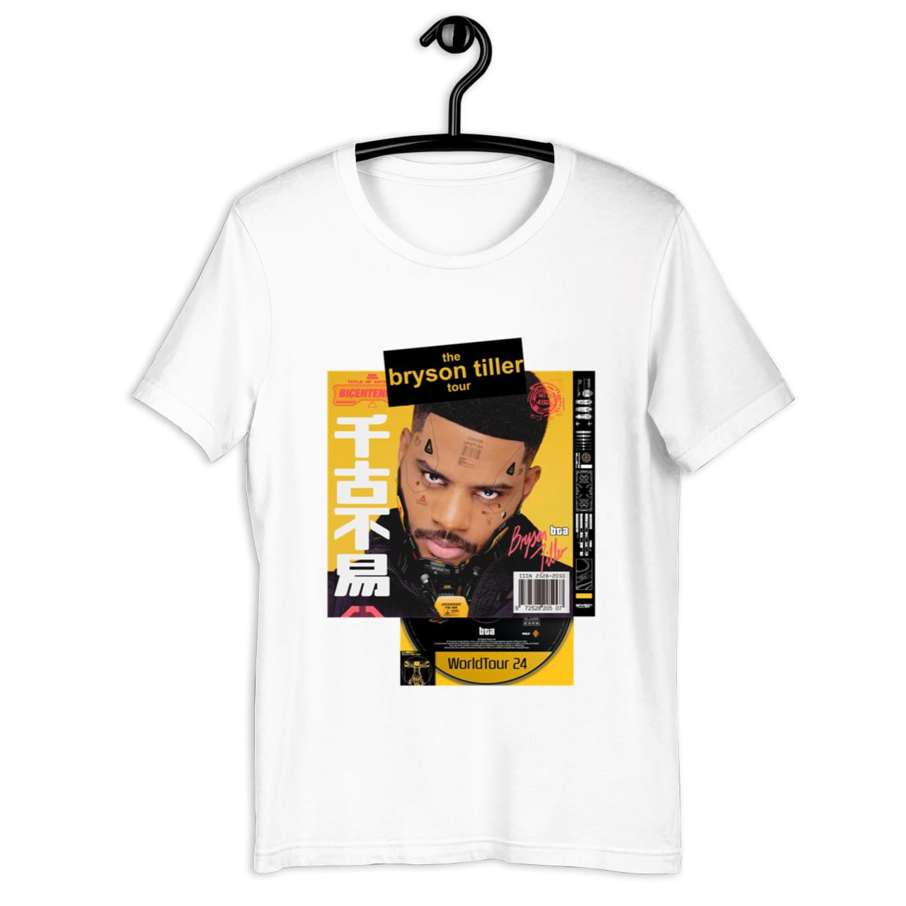 front Das Bryson Tiller 2024 Tour Shirt - Walmart.com