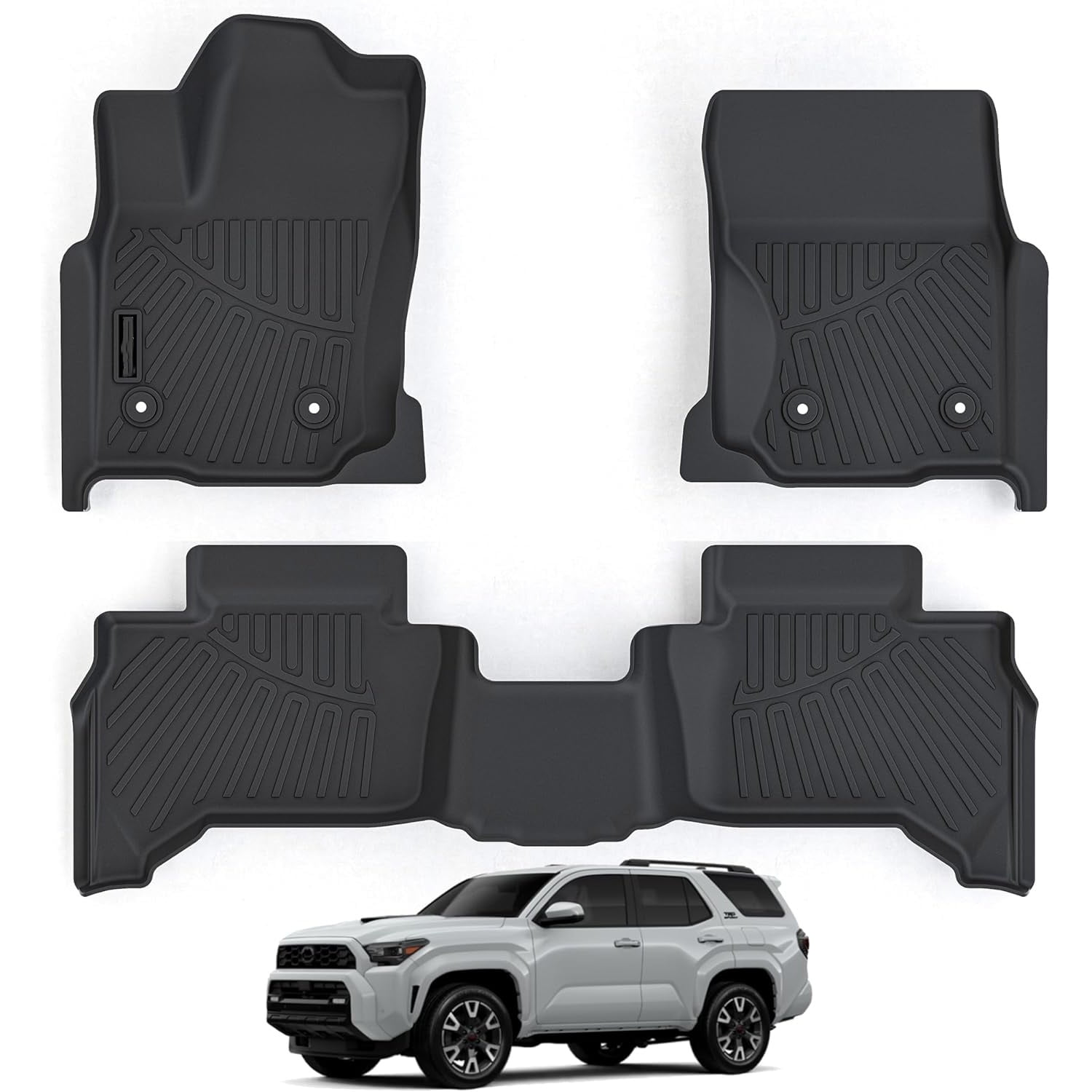 front mats for 2025 Toyota 4Runner Gas（Non Hybrid EV & i-FORCE MAX）5 ...