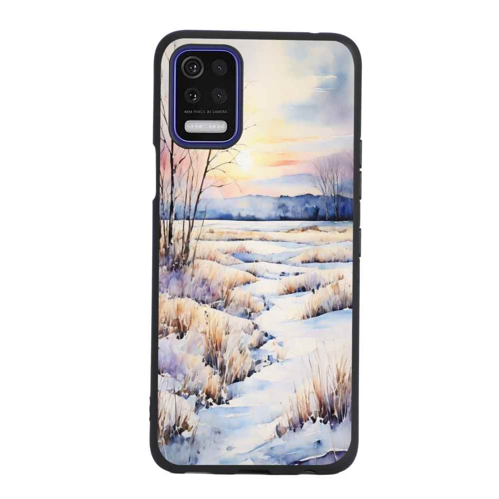 frozen-field-landscape-118 phone case for LG K62 for Women Men Gifts ...