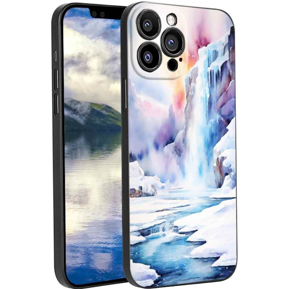 frozen-geyser-landscape-134 phone case for iPhone 13 Pro for Women Men ...