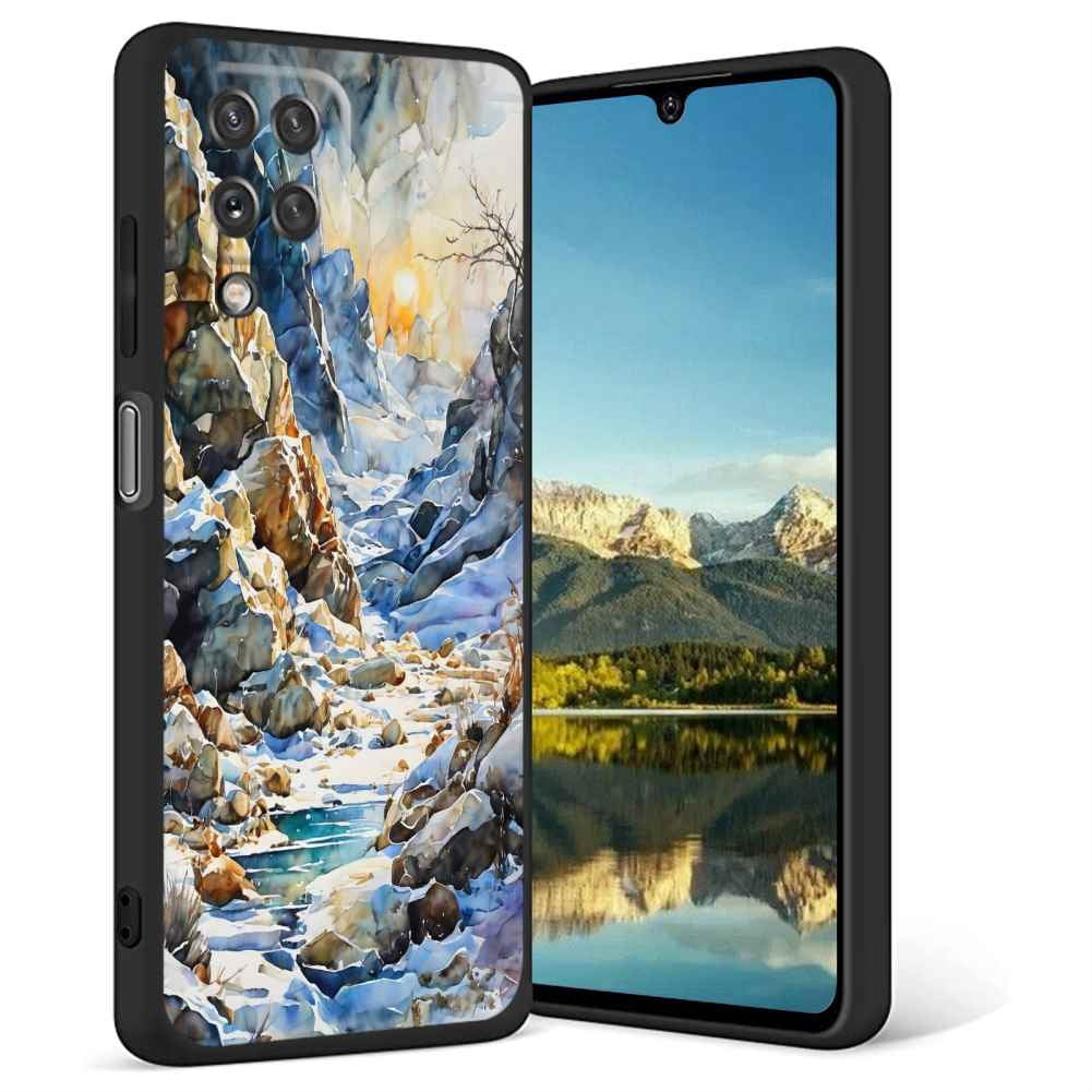 frozen-homo-erectus-landscape-147 phone case for Samsung Galaxy A12 for ...