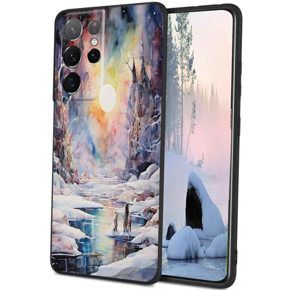 frozen-homo-sapiens-landscape-155 phone case for Samsung Galaxy S23 ...