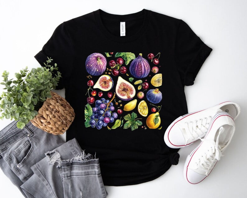 fruit shirt Trendy Fruit Shirt FigFruit T Shirt Fig Tee Fruit TeeWomen’s Graphic Tee | Trendy ...