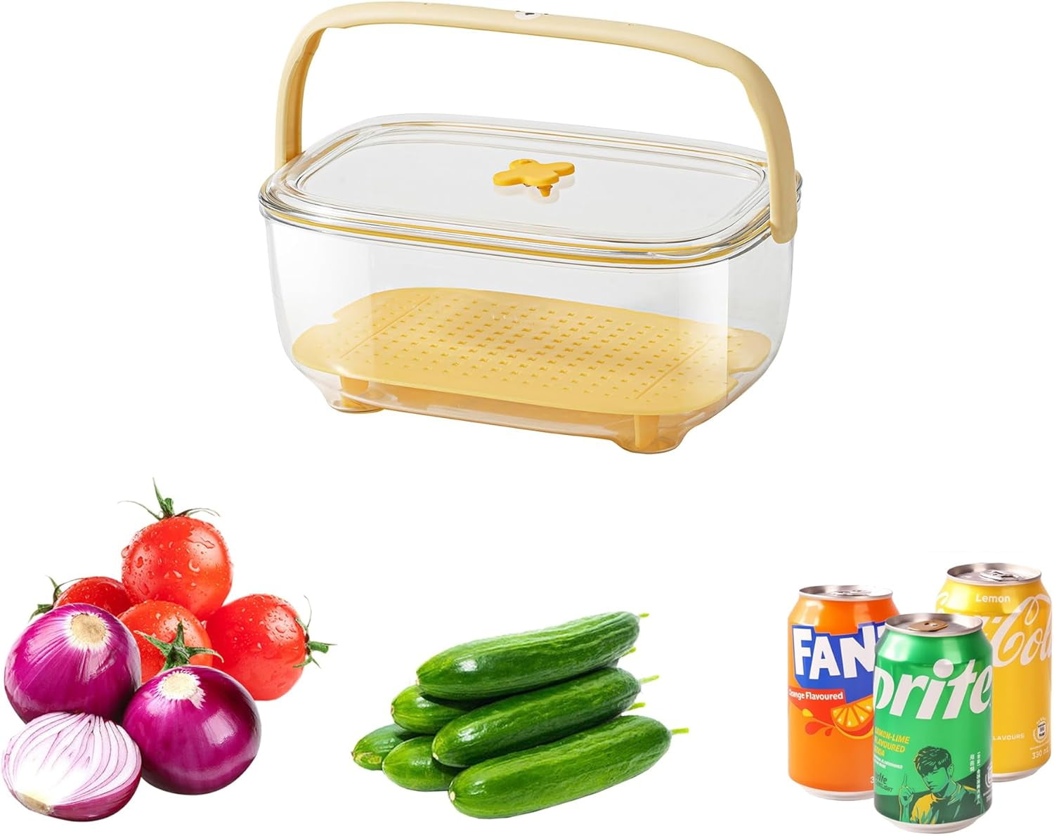 fruit and vegetable storage container with ice pack,fruit vegetable ...