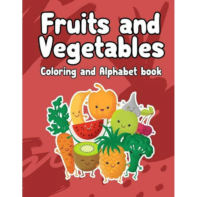 Coloring Vegetable Fruit And Vegetable Alphabet Coloring Pages