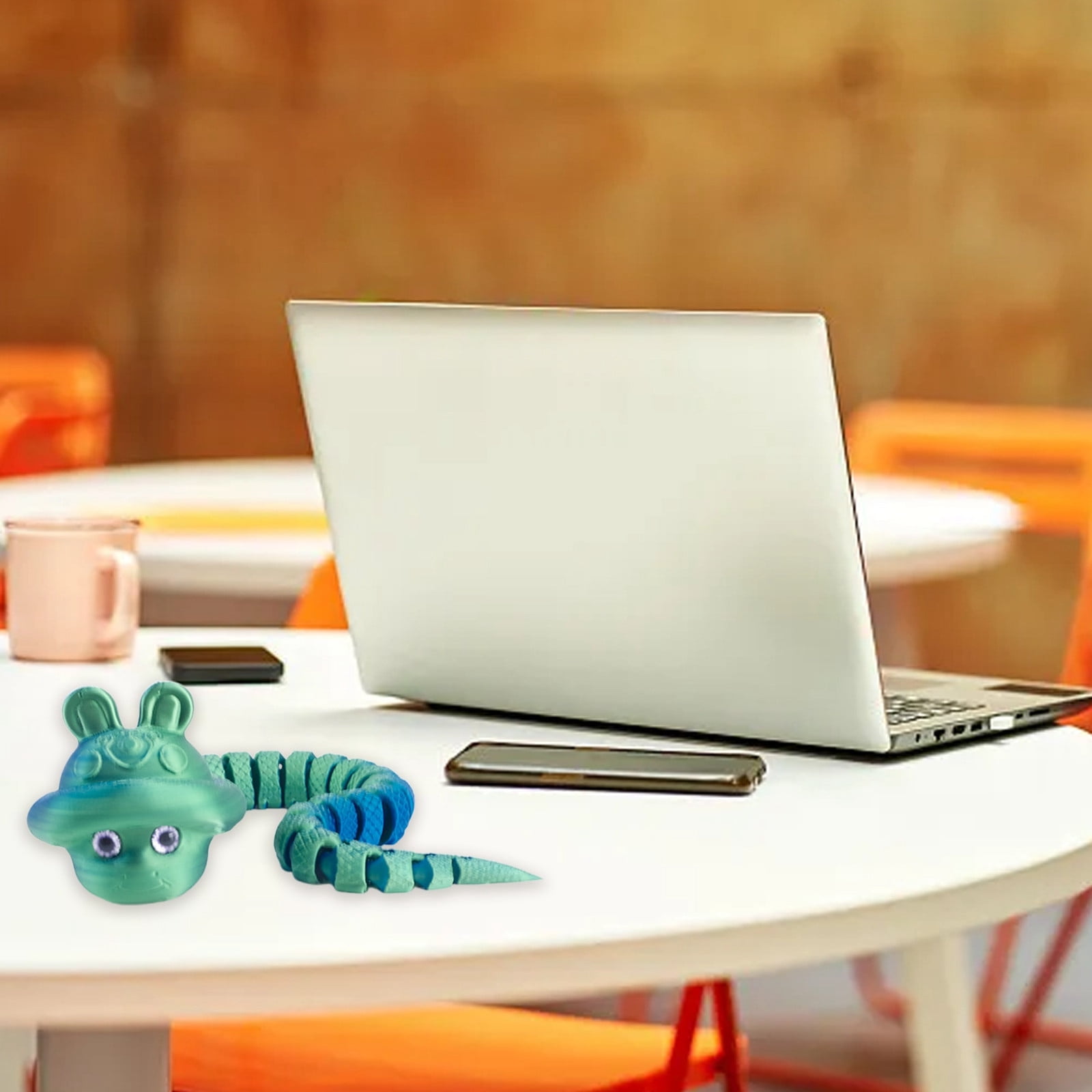 fsxdhpcsgfc 3D Printed Cute Rabbit With Hat Cartoon Year Movable Limb ...