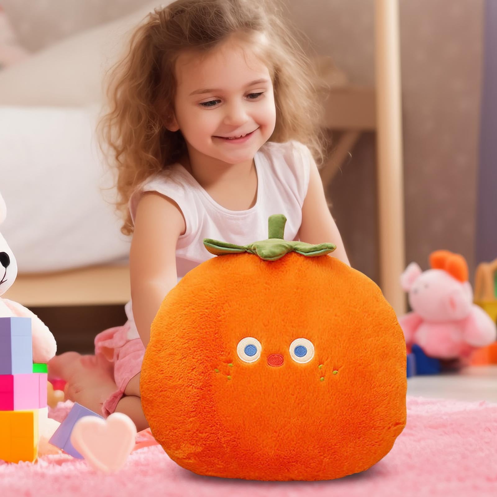 fsxdhpcsgfc Adorable Persimmon Pillow Toy Cute Home Decoration & Idea ...