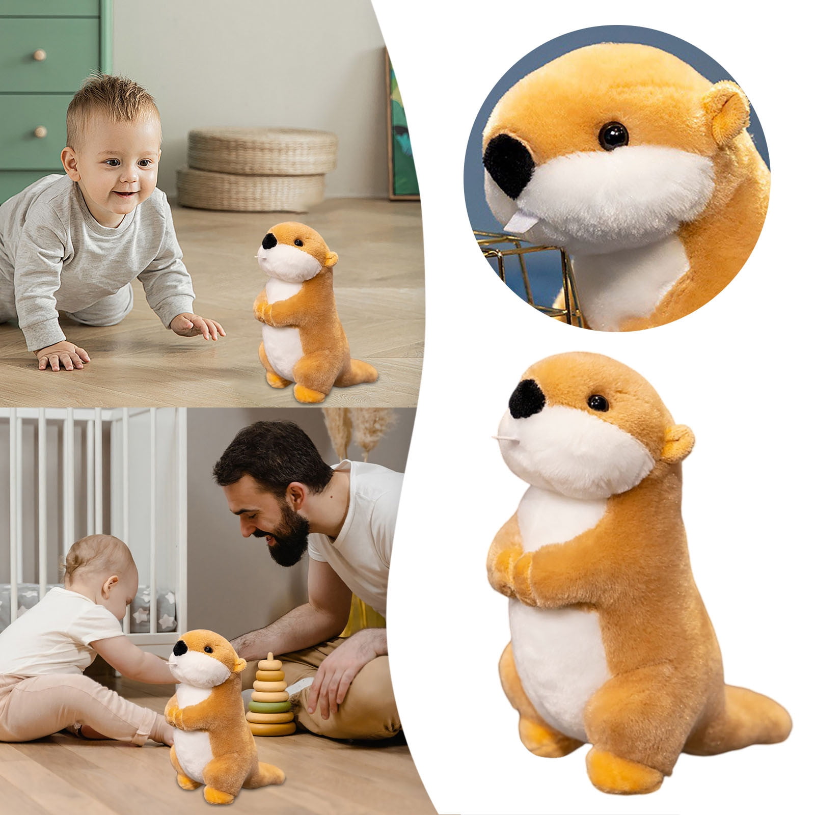 fsxdhpcsgfc Cute Groundhog Toy 7.8 Inch Groundhog Toy Easter Suitable ...