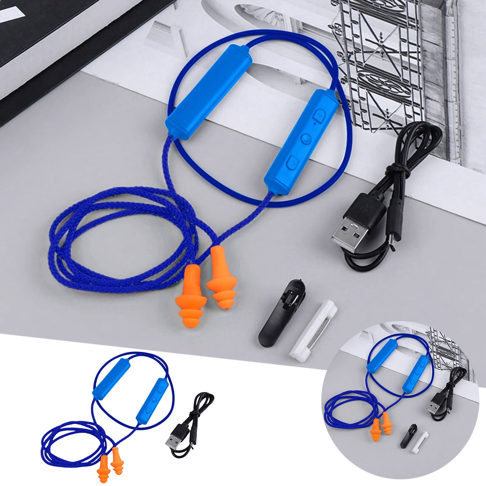 fsxdhpcsgfc Earphone Ear Plugs For Work Work Earbuds Hidden In Ear ...