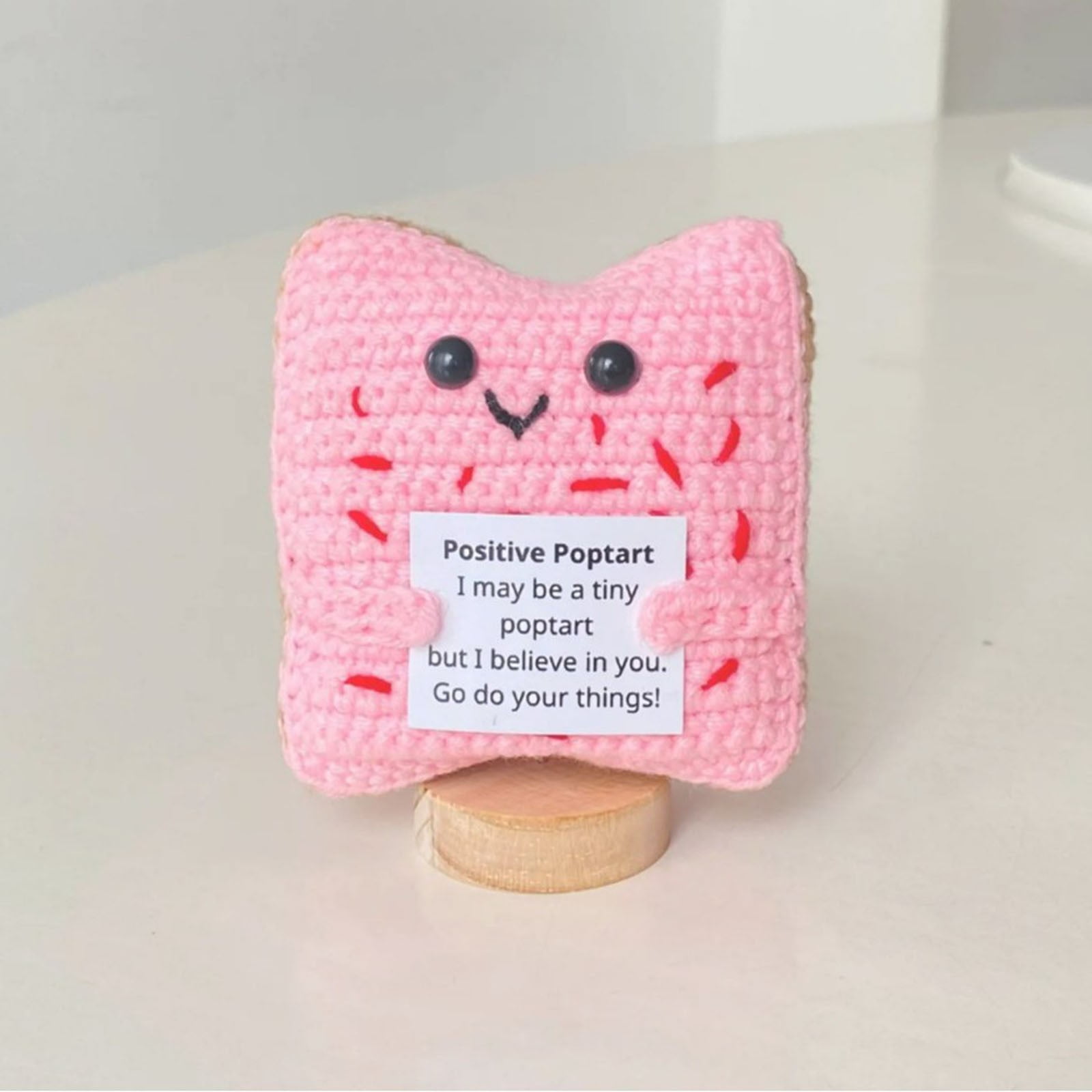 fsxdhpcsgfc Funny Handmade Dolls With Positive Cards For Birthday Car ...