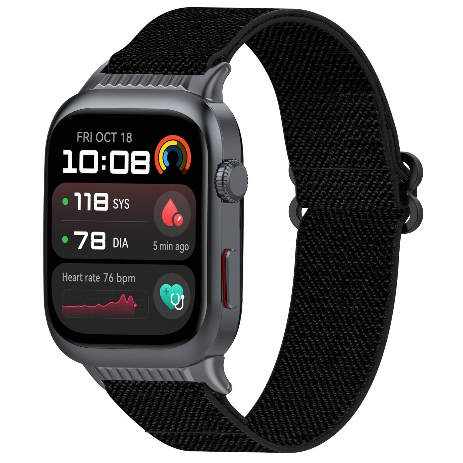 fsxdhpcsgfc Nylon Elastic Watch Strap With Breathable Knit Fabric ...