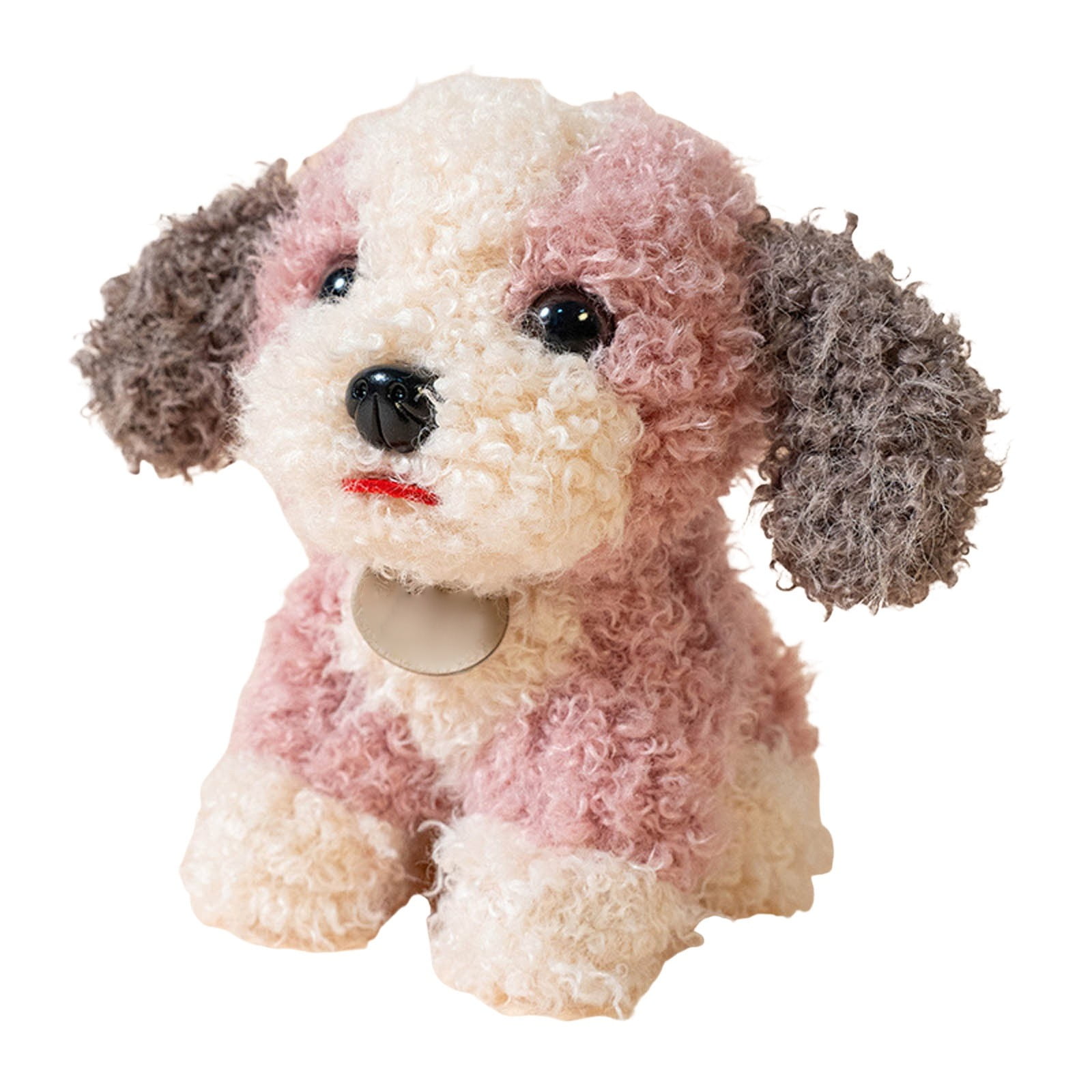 fsxdhpcsgfc Realistic Teddy Dog Toy Stuffed Animal Soft Lamb Puppy For ...