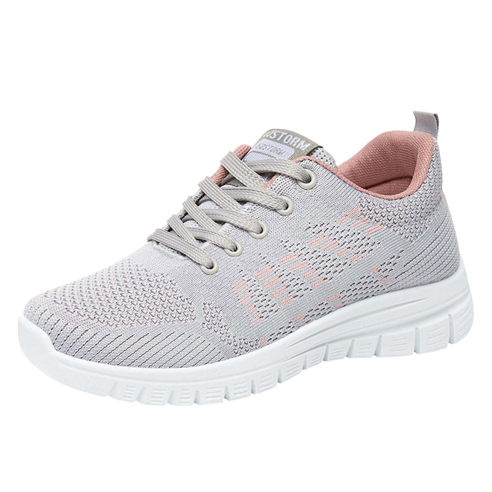 fukaraa 2025 Trendy Women's Lace Up Walking Breathable Mesh Shoe ...