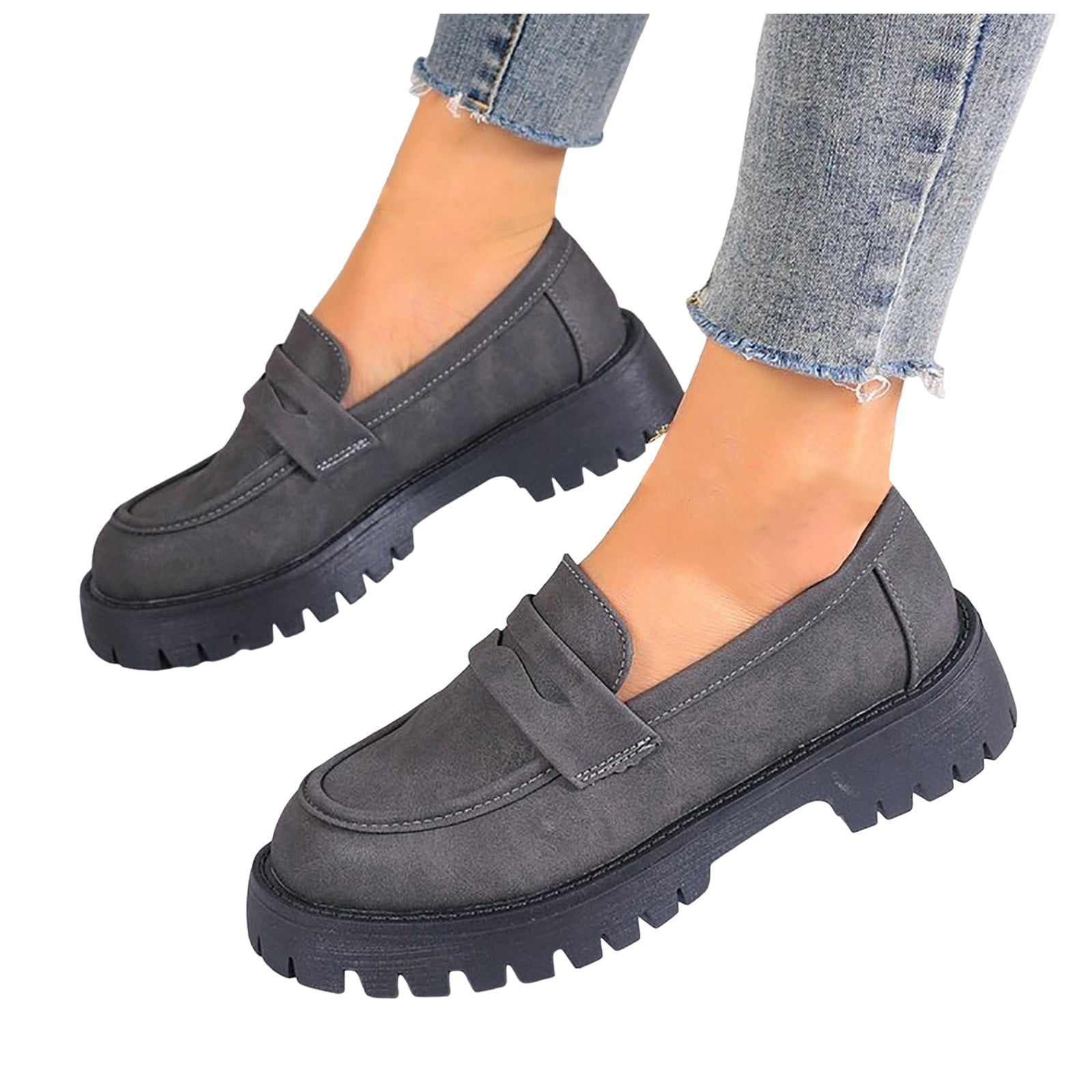 fukaraa New Lefou Shoes Comfortable Casual Women Shoes Thick with Thick ...