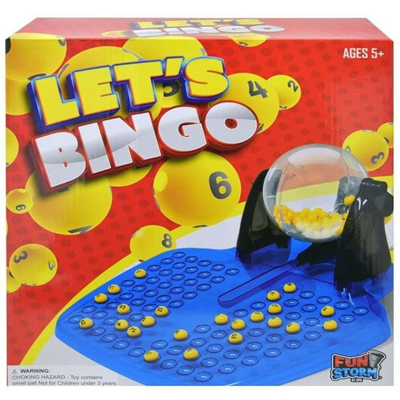 fun storm Let's Bingo Game Set for Kids and Family - Ages 5+ - Walmart.com