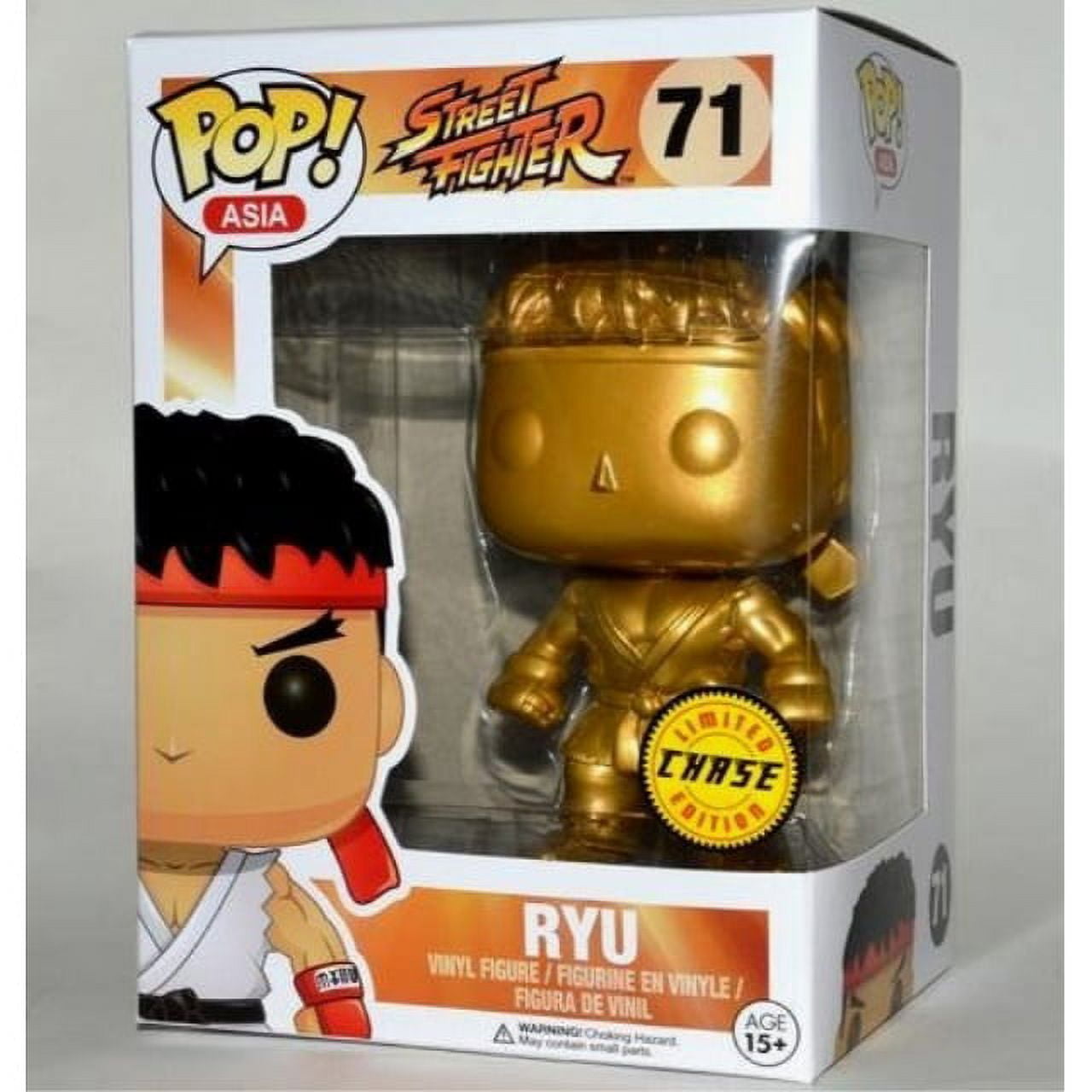 funko pop vinyl - street fighter gold ryu - pop asia exclusive chase ...