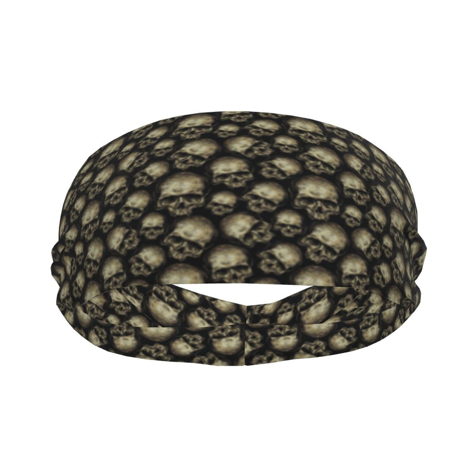 funny Retro Skull Sports Headbands for Men/Women Workout Headband Sweat ...