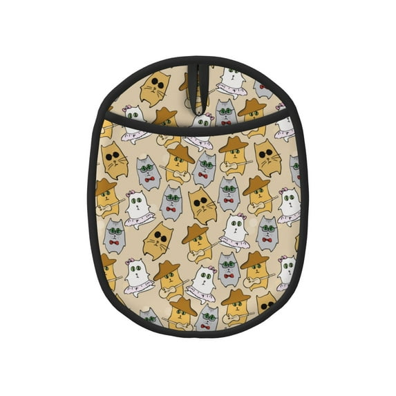 funny cat_A Pot Holders for Kitchen - Heat Resistant Oven Mitts Hot ...
