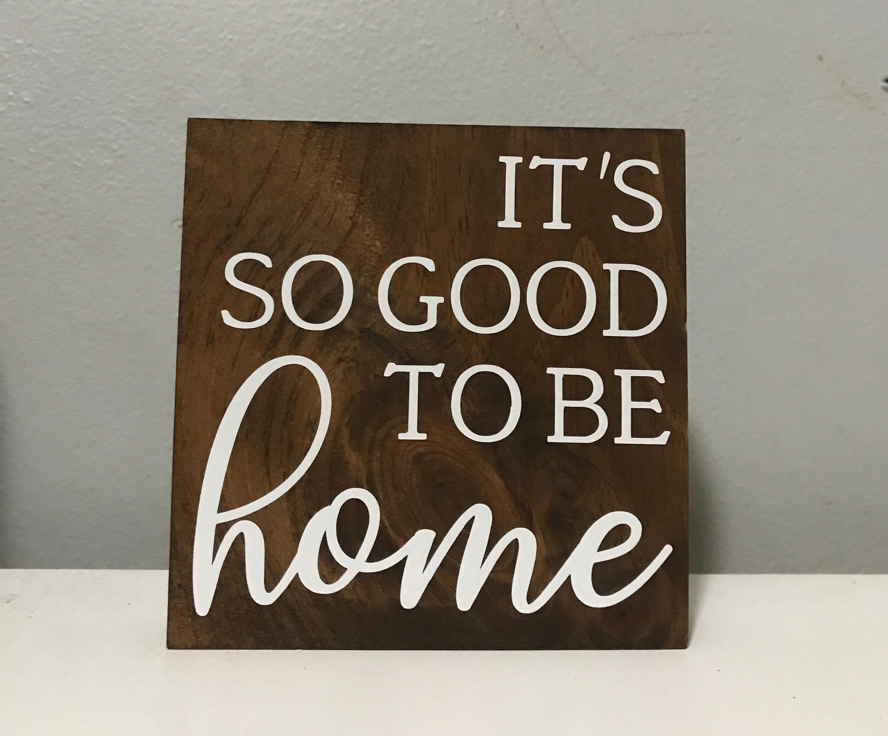 funny doormat it’s so good to be home - new home sign - housewarming ...