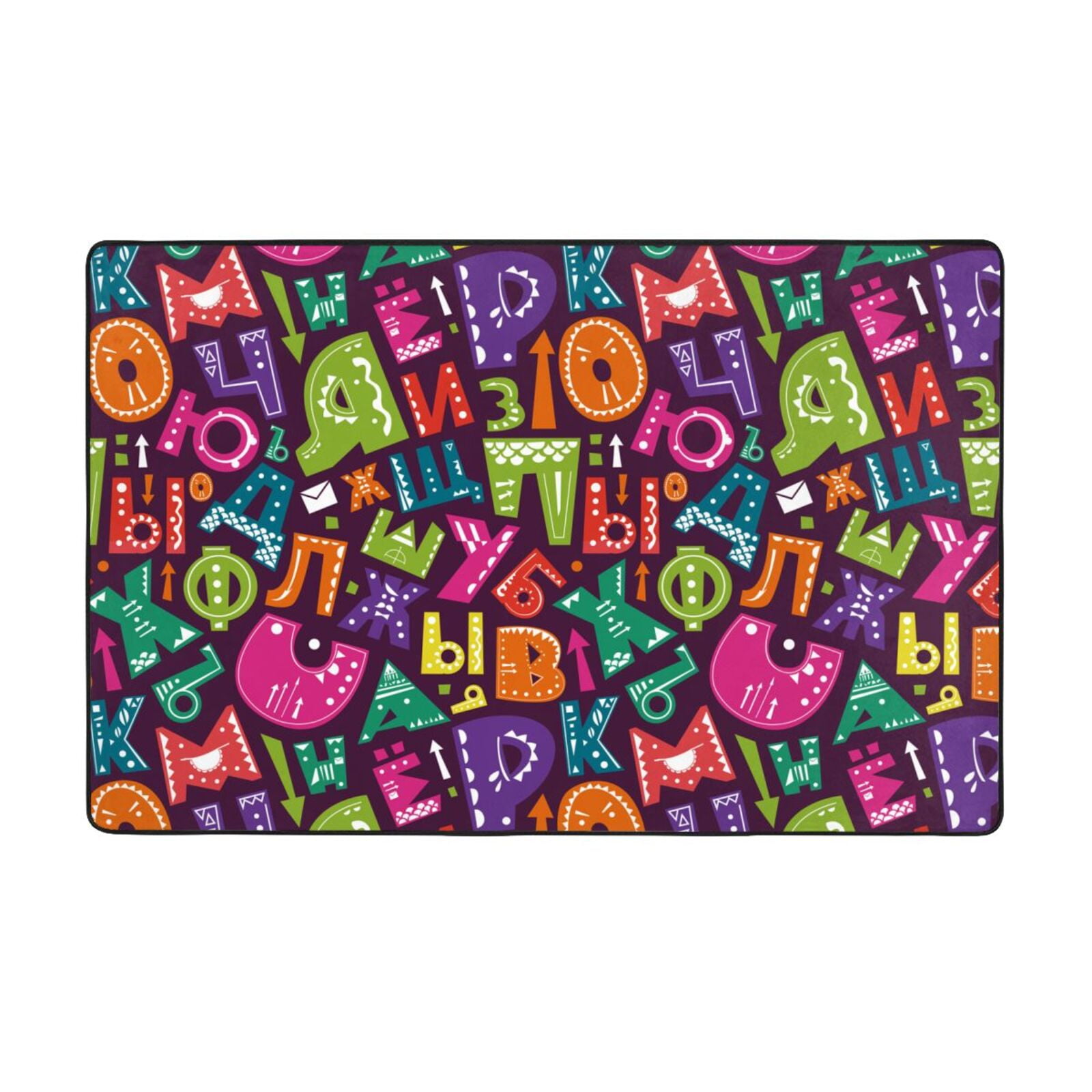 funny letters Universal Door Mat Indoor Entrance, 60×39 Non-Slip ...