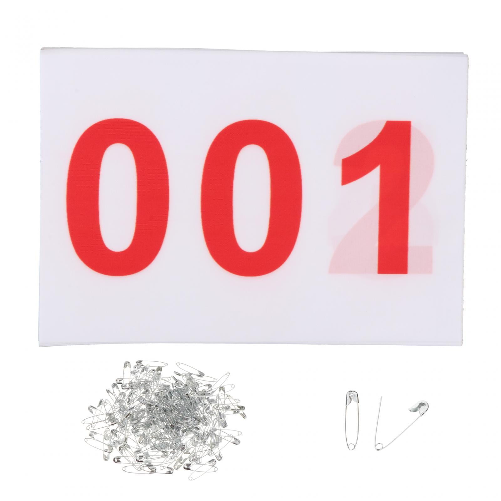 funtasica 100 Pieces Running Bibs Numbered Race Bibs 100 Numbers ...