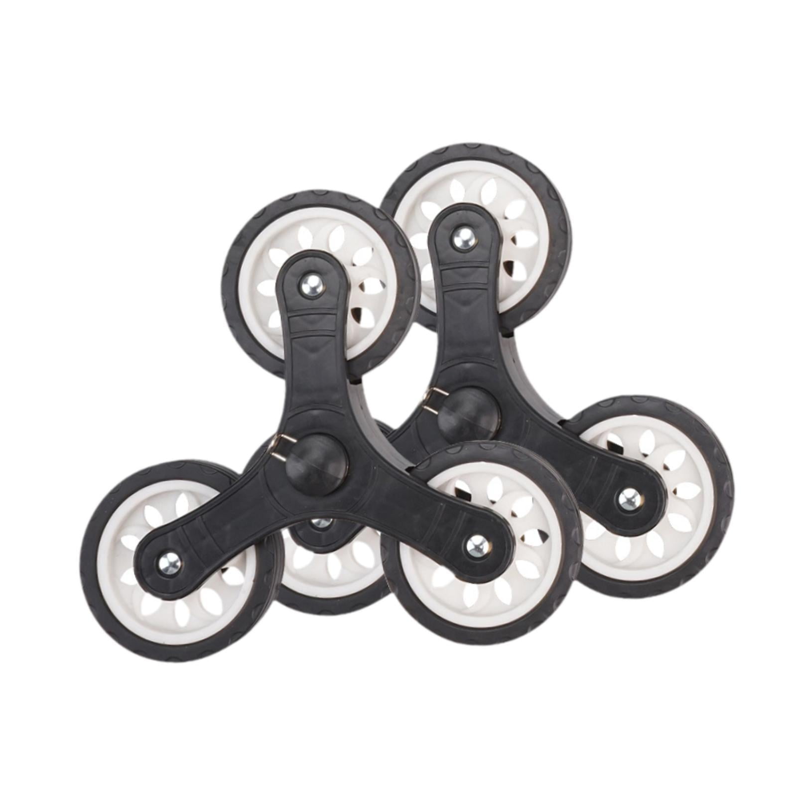 funtasica 2x Trolley Triangular Wheels Replacement Wearing Accessories ...