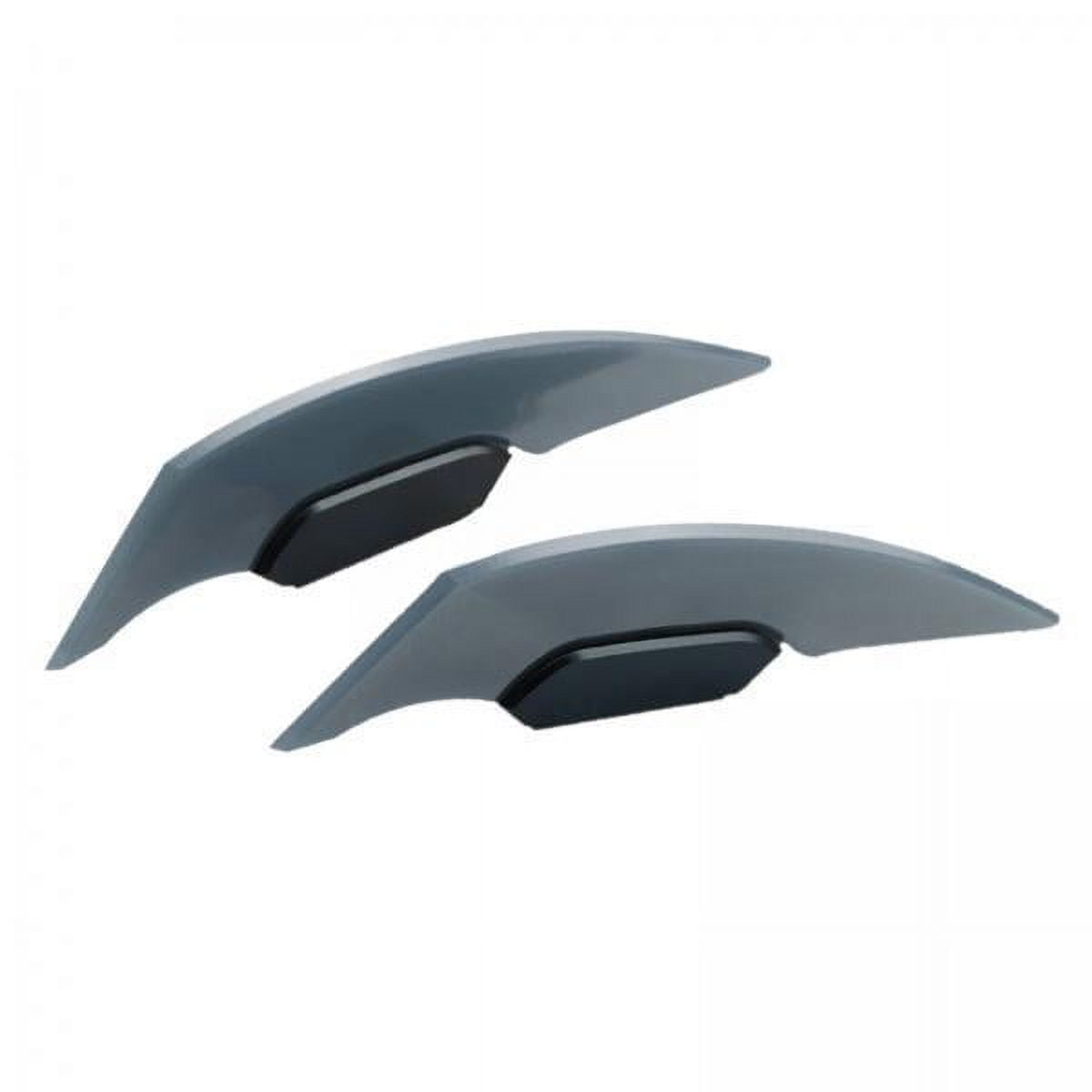 funtasica 2xMotorcycle Winglet Aerodynamic Spoiler Wing Fit for ...