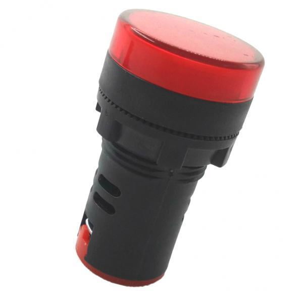 funtasica 3xAD16 LED Industrial Indicator Lamp Light Red - Walmart.com