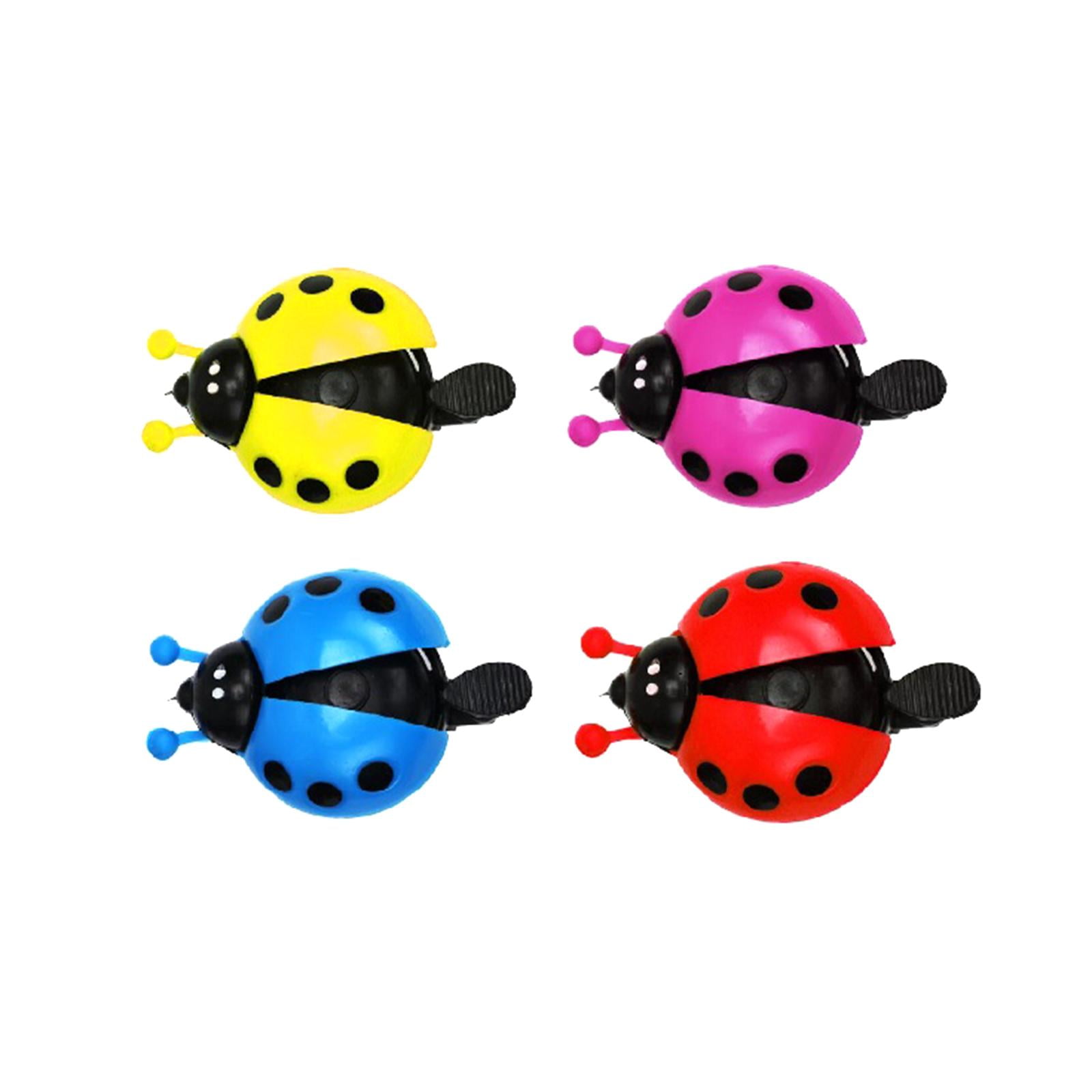 funtasica 4Pcs Ladybug Bell Thumb Bell Loud Crisp Clear Sound Boys ...