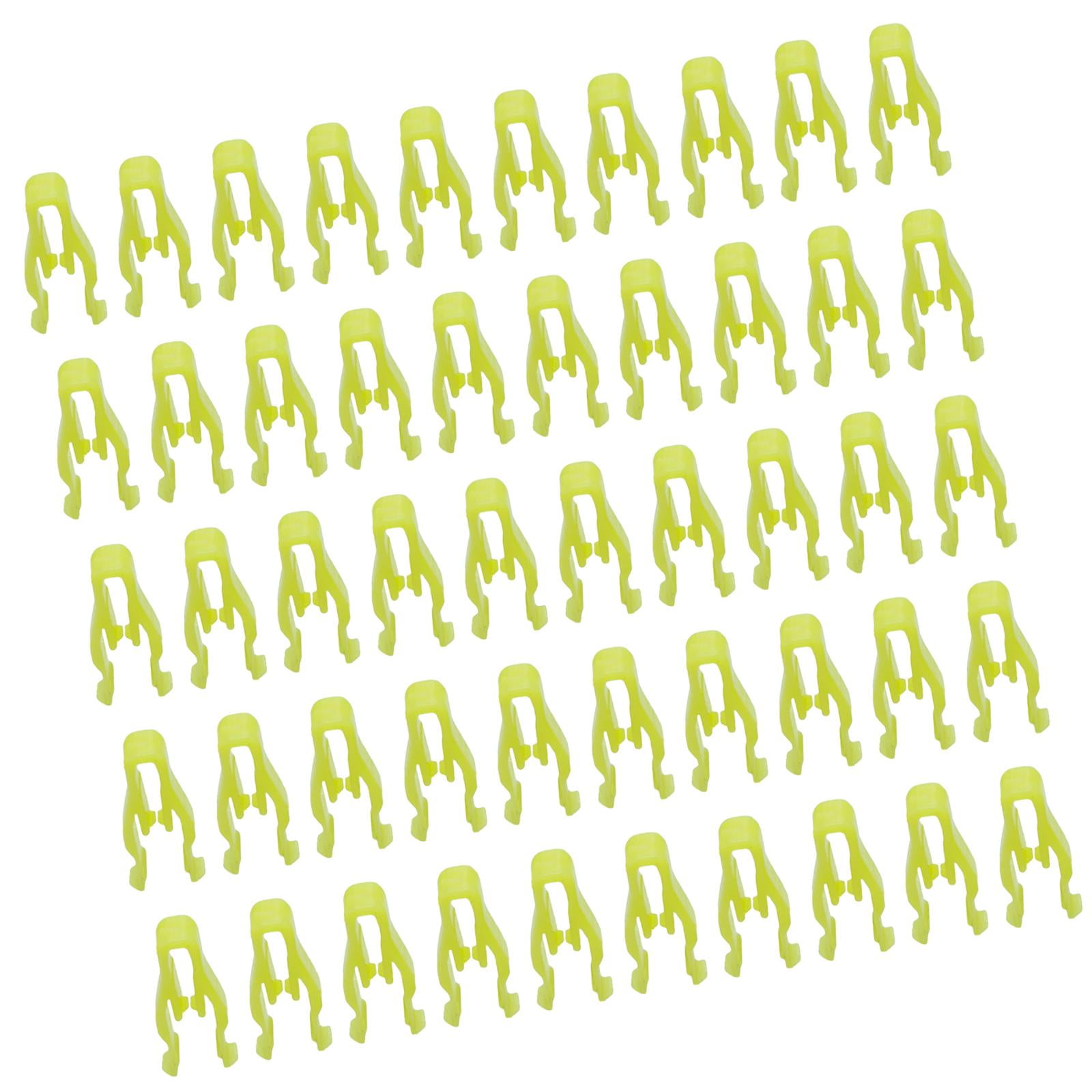 funtasica 50 Pieces Dashboard Clips Automotive Clips Fasteners Yellow U ...