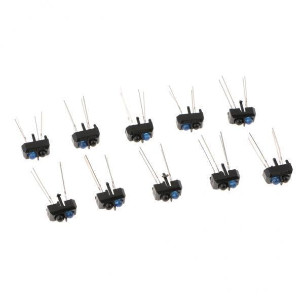 funtasica 5X 10Pcs TCRT5000 Reflective Optical Sensor Infrared IR ...