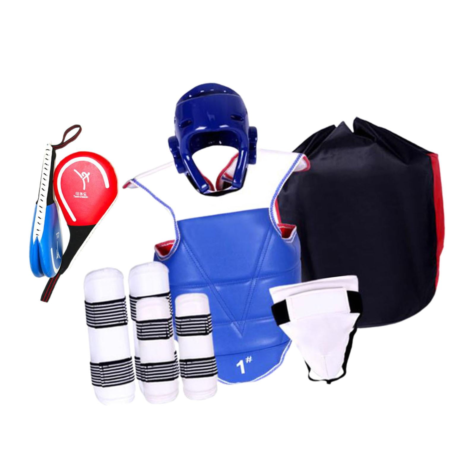 funtasica 6 Pieces Taekwondo Protective Gear Boxing Headgear ...