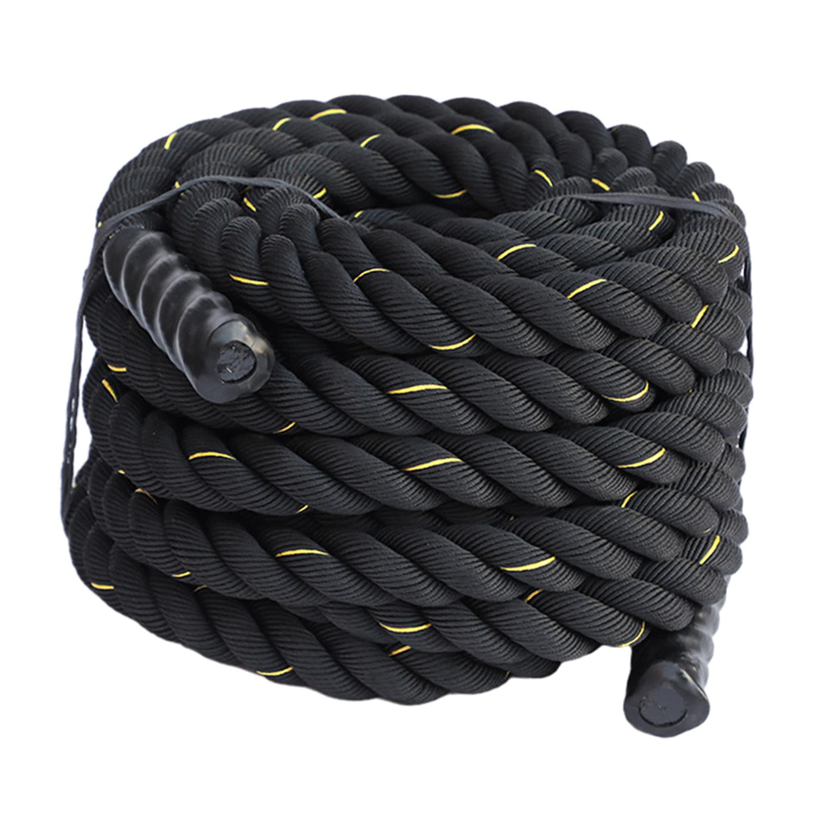 funtasica 9.18 Feet Home Gym Battle Ropes, Durable Construction ...