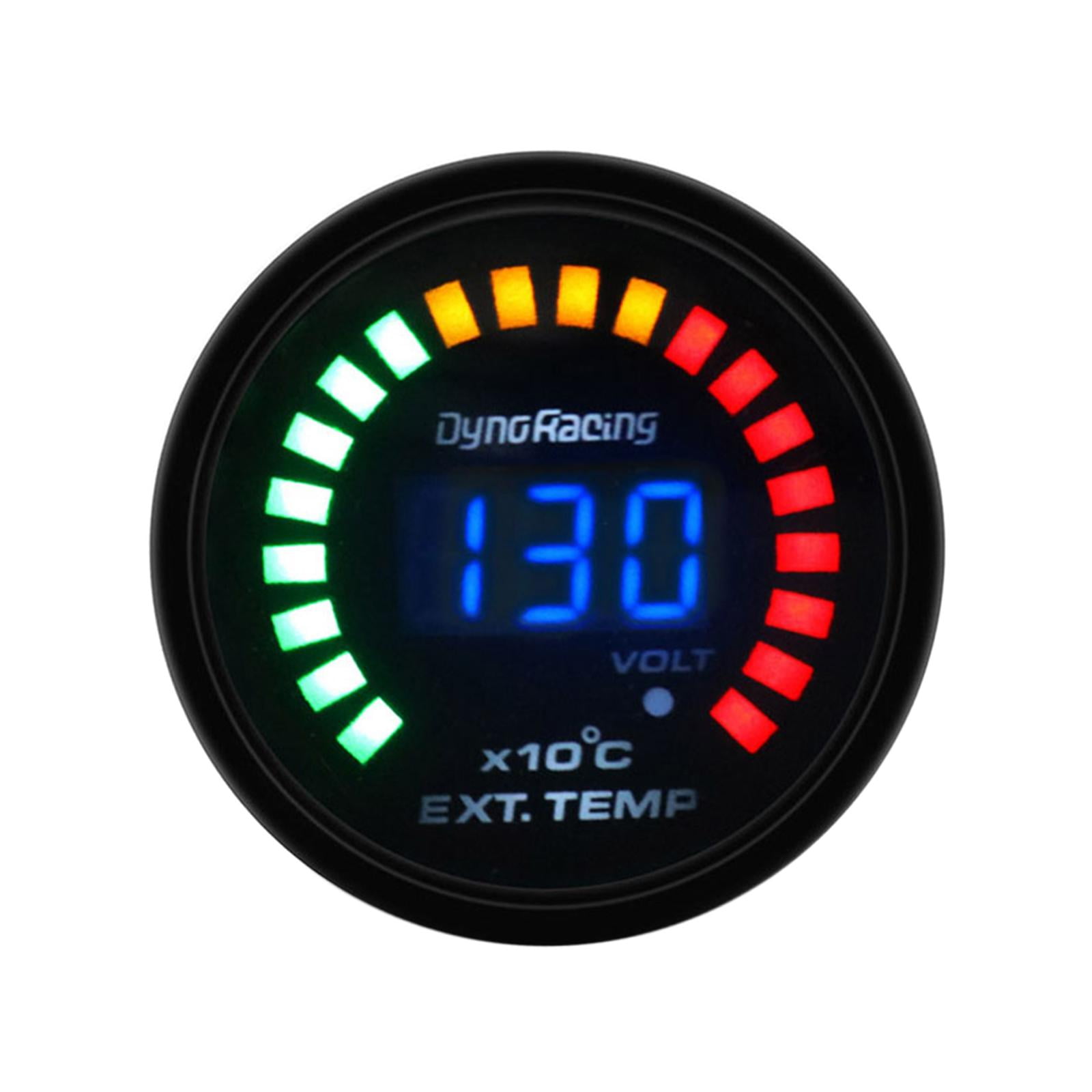 funtasica Auto Accessories Digital Pyrometer Gauge Easy to Install ...