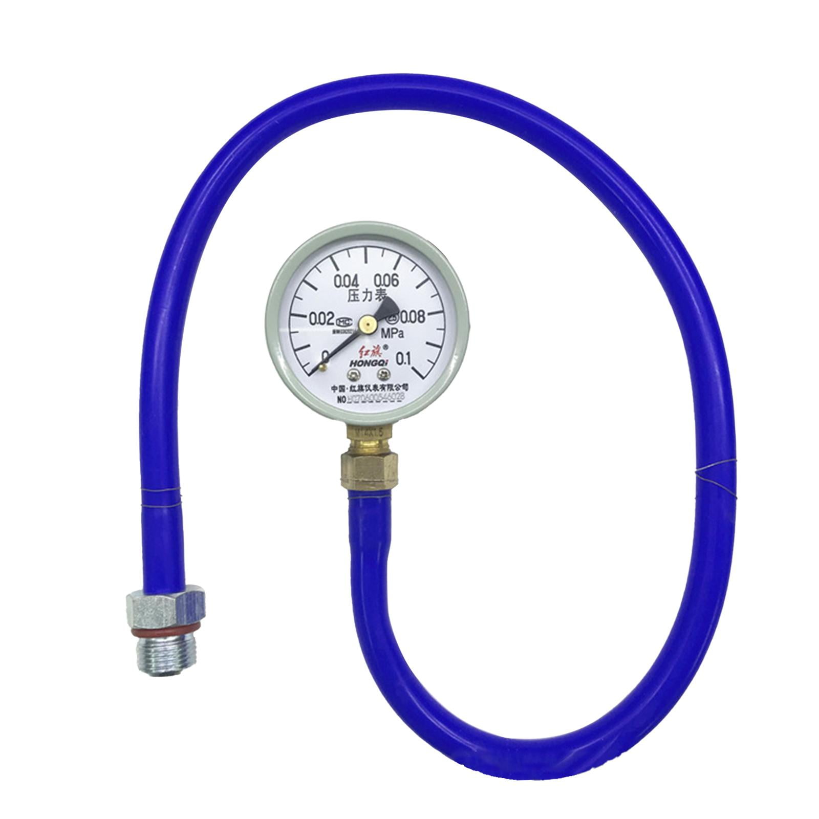 funtasica Back Pressure Gauge Catalytic Meter Three Way Hose Repairing ...