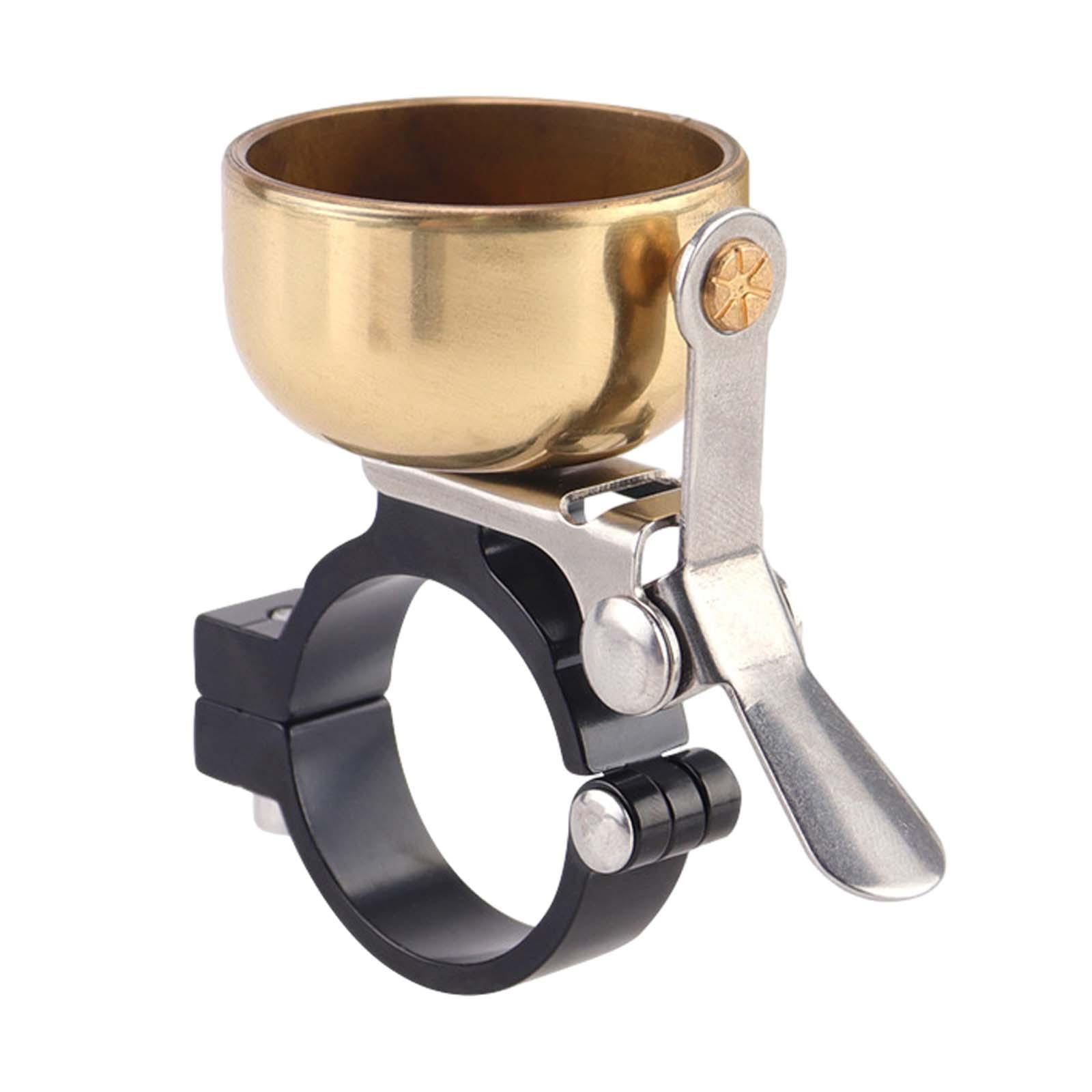 funtasica Bike Bell Handlebar Bell Copper Brass Alloy Compact Vintage ...